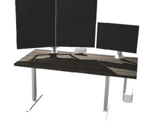 Ergonomic Home Reading Workstation - Radiology Reading Desk